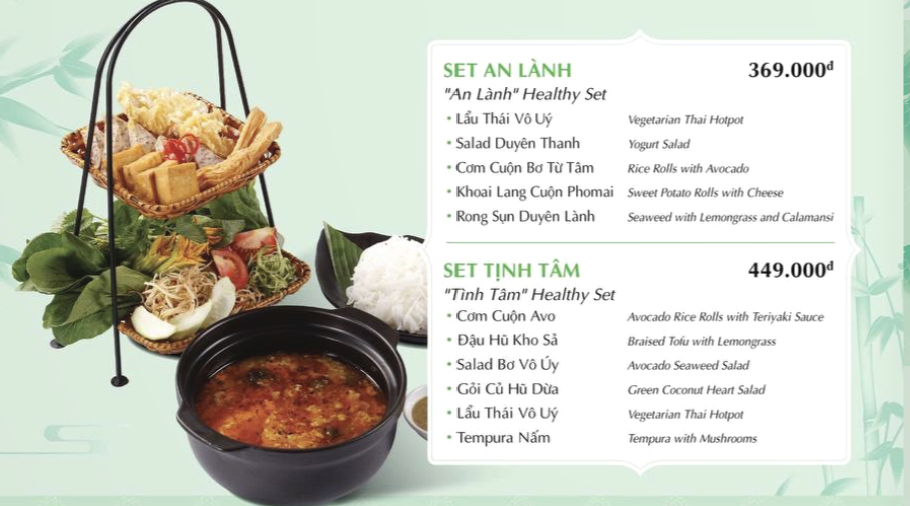 Set Menu Chay Nên Thử Tại Nhà Hàng Vô Úy – Trải Nghiệm Ẩm Thực Thanh ...